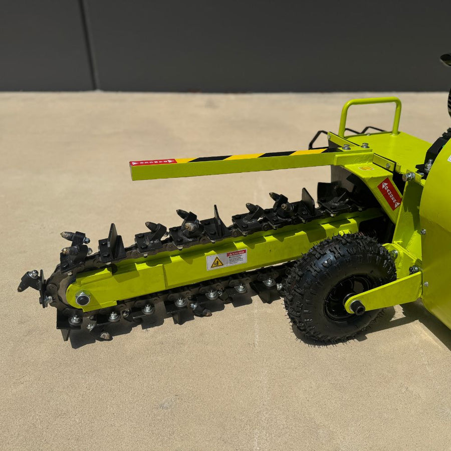 600MM Trencher 15hp Petrol Walk Behind Ditch Digger | Forestwest