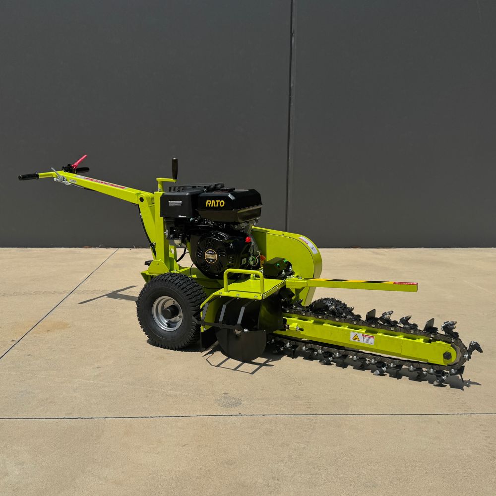 600MM Trencher 15hp Petrol Walk Behind Ditch Digger | Forestwest