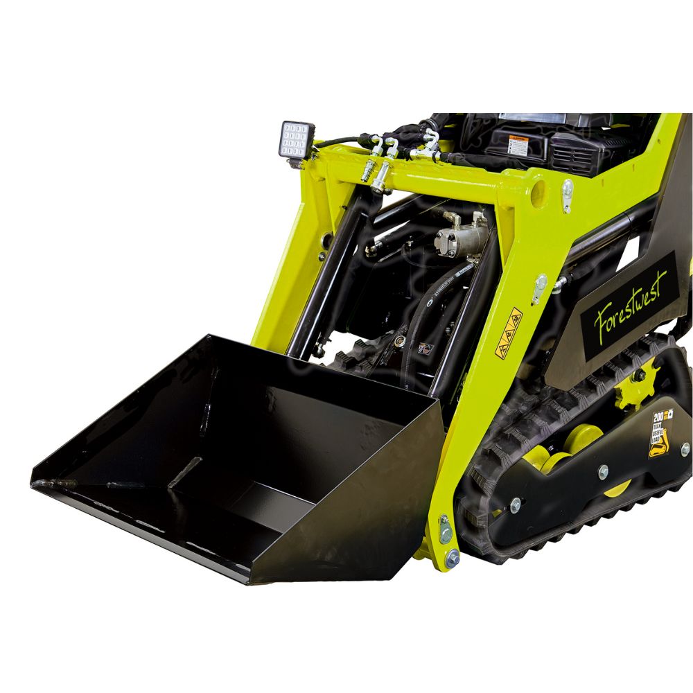 80L Low Profile Bucket Smooth Edge for Forestwest Skid Steer Loader BM