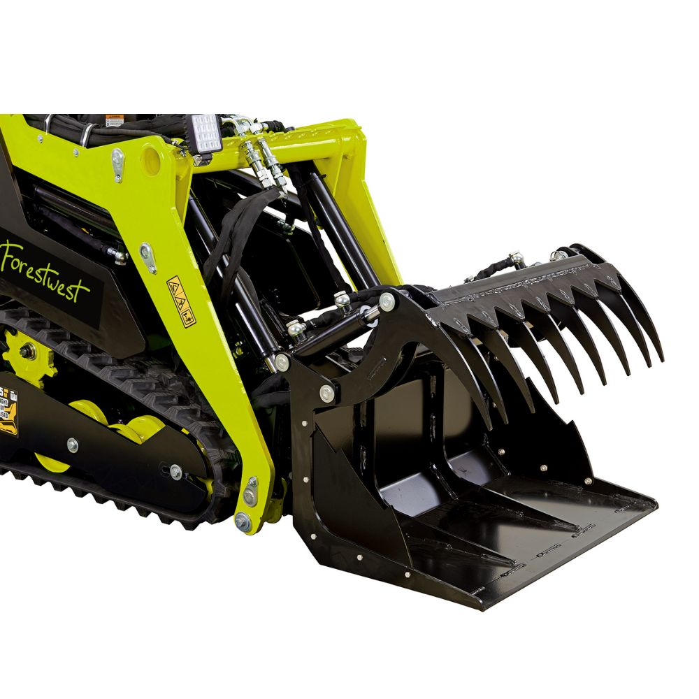 Grapple Bucket with Plain Bottom for Forestwest Skid Steer Loader BM70