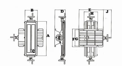 Precision Compound Cross Slide Table 500x180mm BF-20